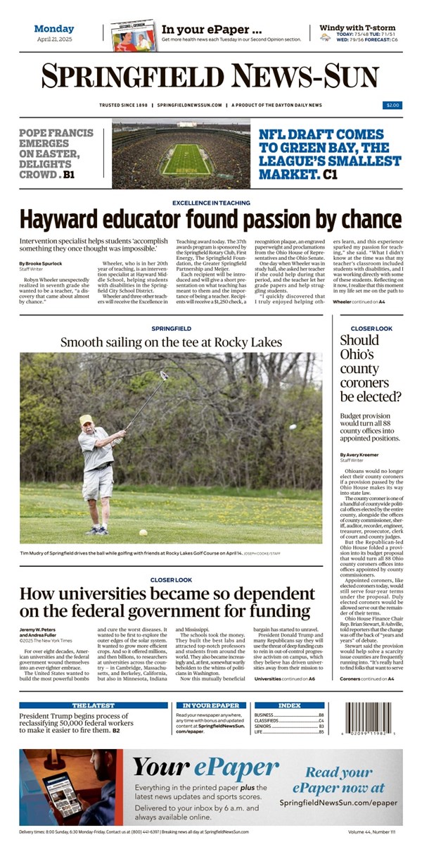 Springfield News-Sun ePaper
