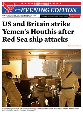 Sun Sentinel Evening Edition