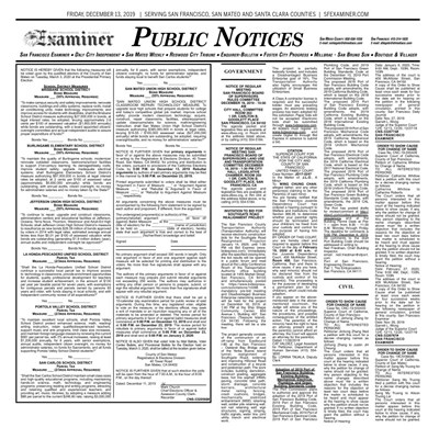 The San Francisco Examiner – San Francisco and Bay Area News