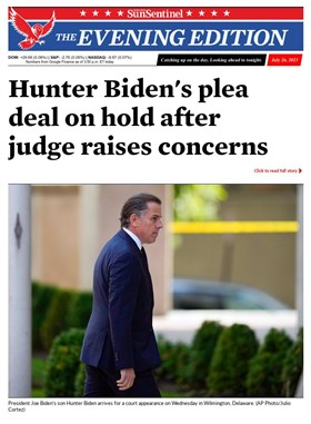 Sun Sentinel Evening Edition
