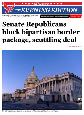 Sun Sentinel Evening Edition