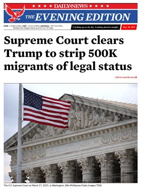 NY Daily News Evening Edition