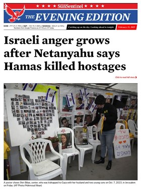 Sun Sentinel Evening Edition