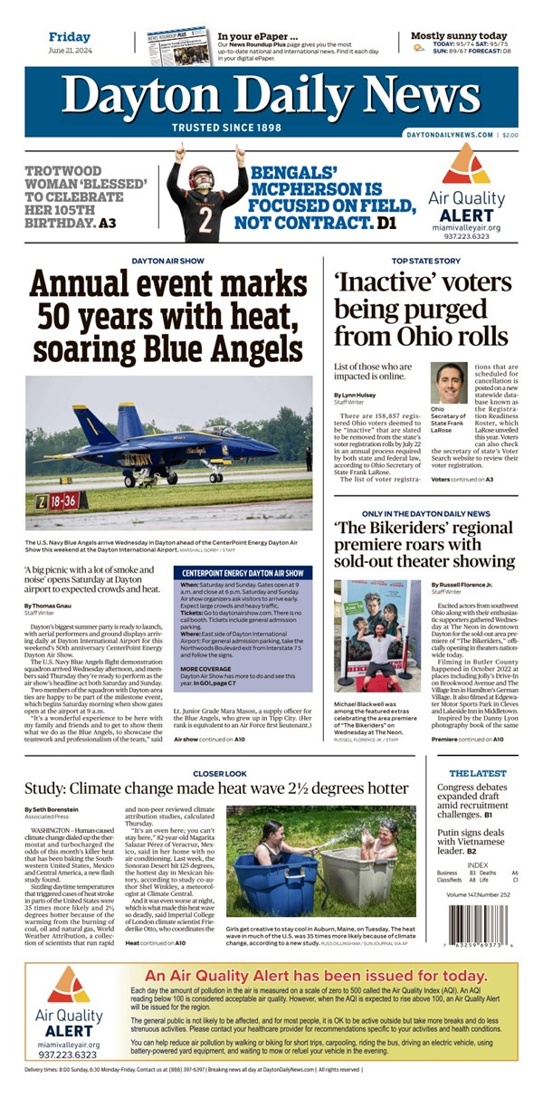 Dayton Daily News Epaper