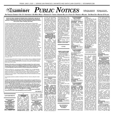 The San Francisco Examiner – San Francisco and Bay Area News