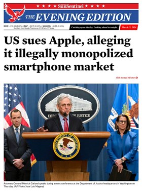 Sun Sentinel Evening Edition