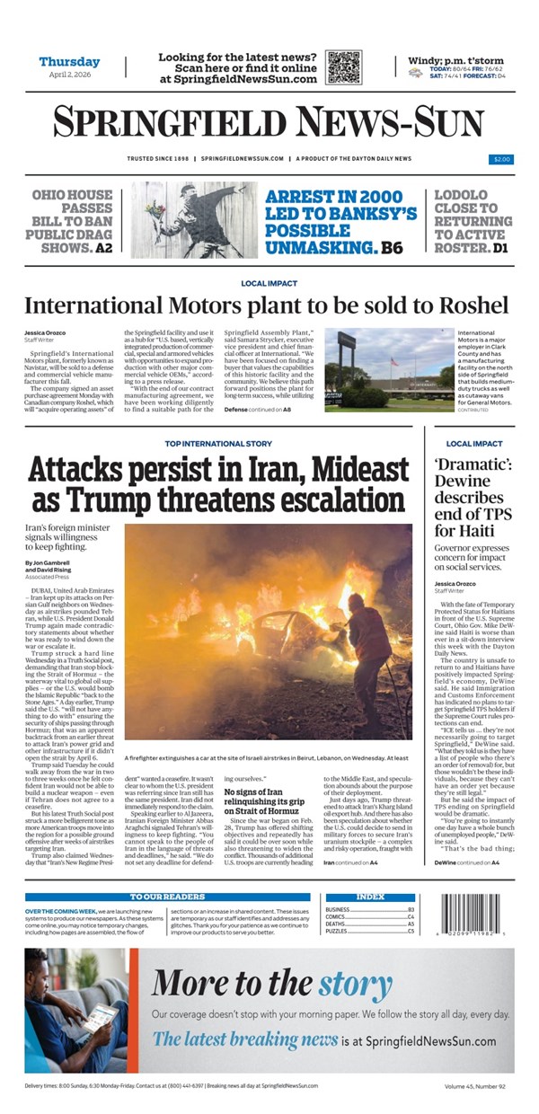 Springfield News-Sun ePaper