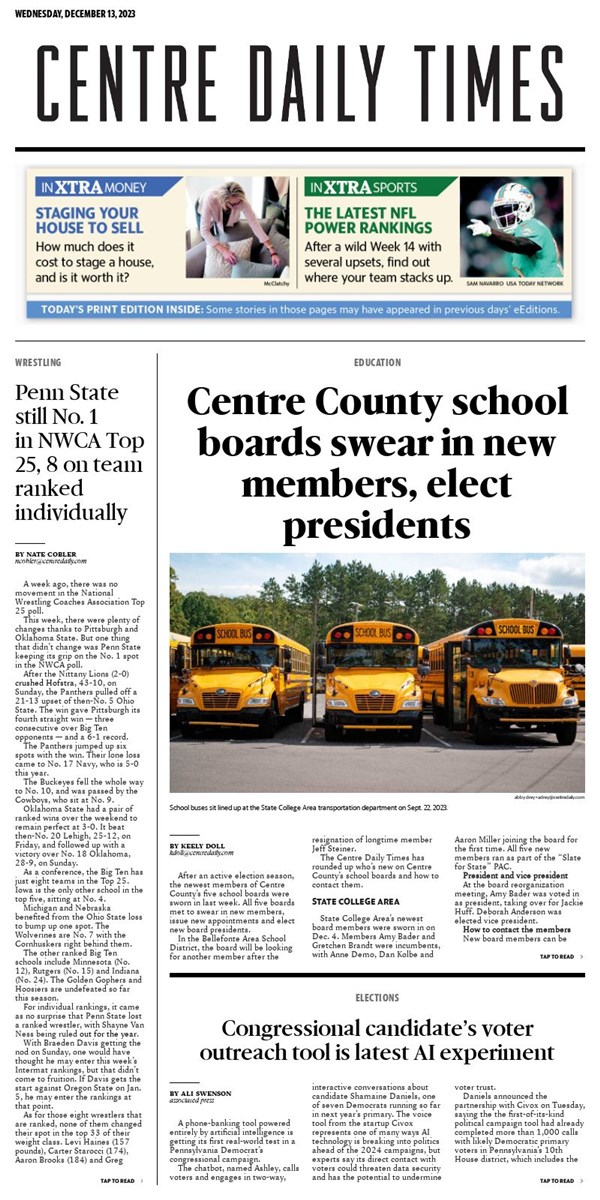 Centre Daily Times