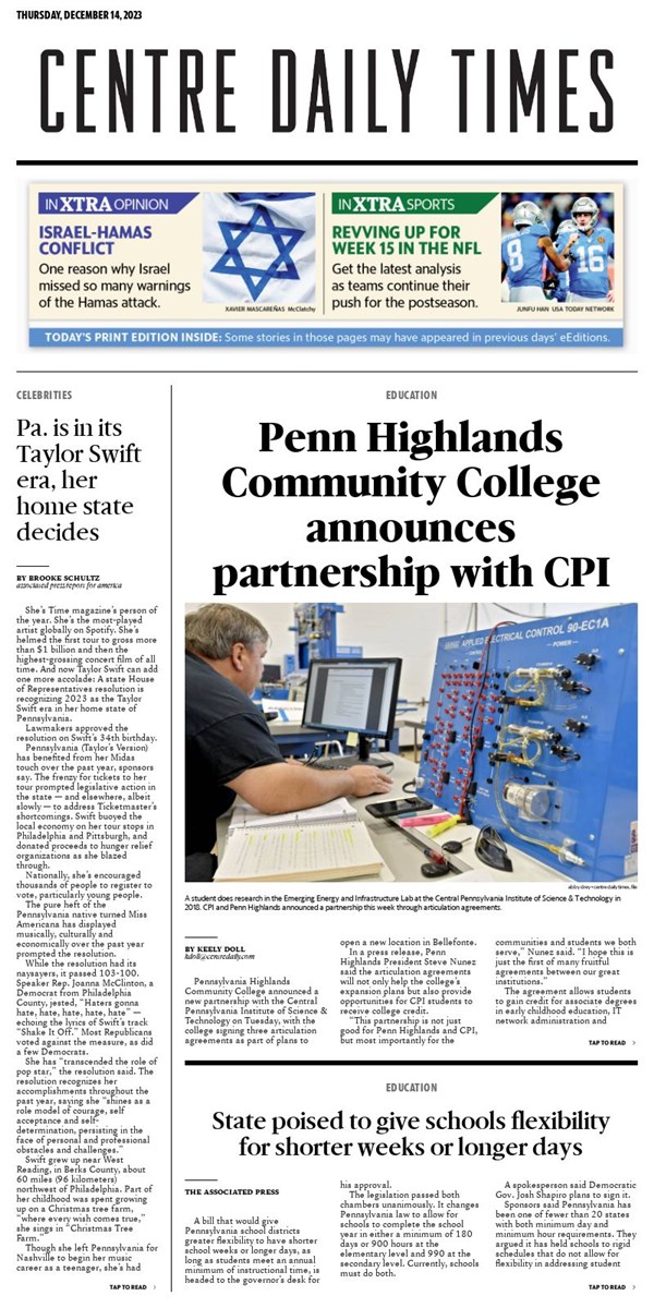 Centre Daily Times