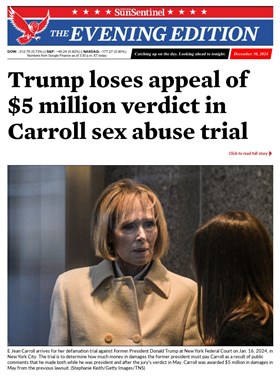 Sun Sentinel Evening Edition