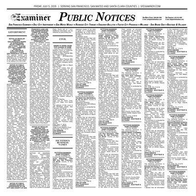 The San Francisco Examiner – San Francisco and Bay Area News