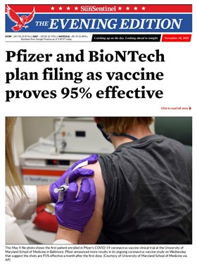 Sun Sentinel Evening Edition