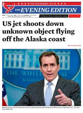 Baltimore Sun Evening Edition